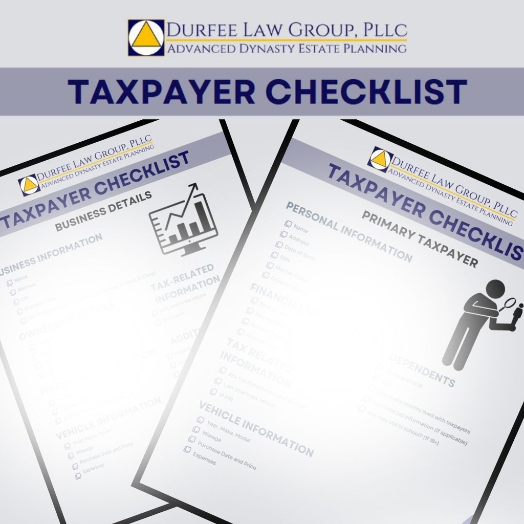 Taxpayer Checklist | Free Download